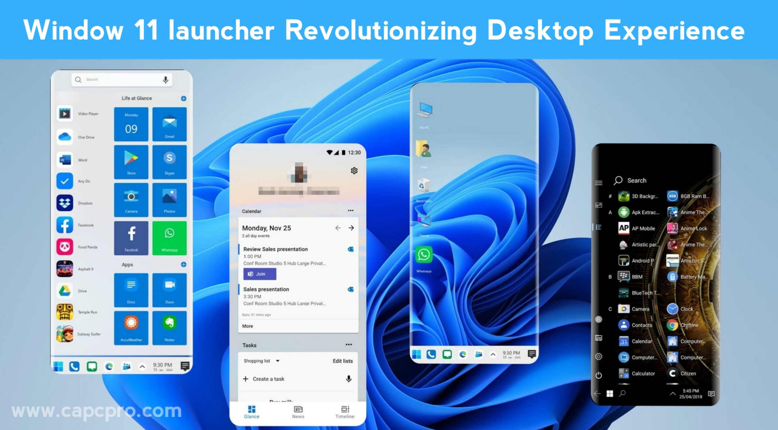 Windows 11 Launcher: Revolutionizing the Desktop Experience - Capcpro.com